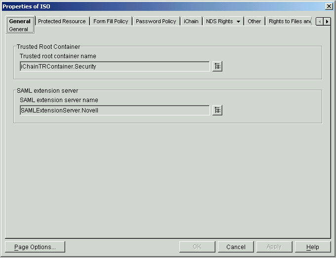 Novell Documentation: SAML Extension for Novell iChain - Exporting the ...